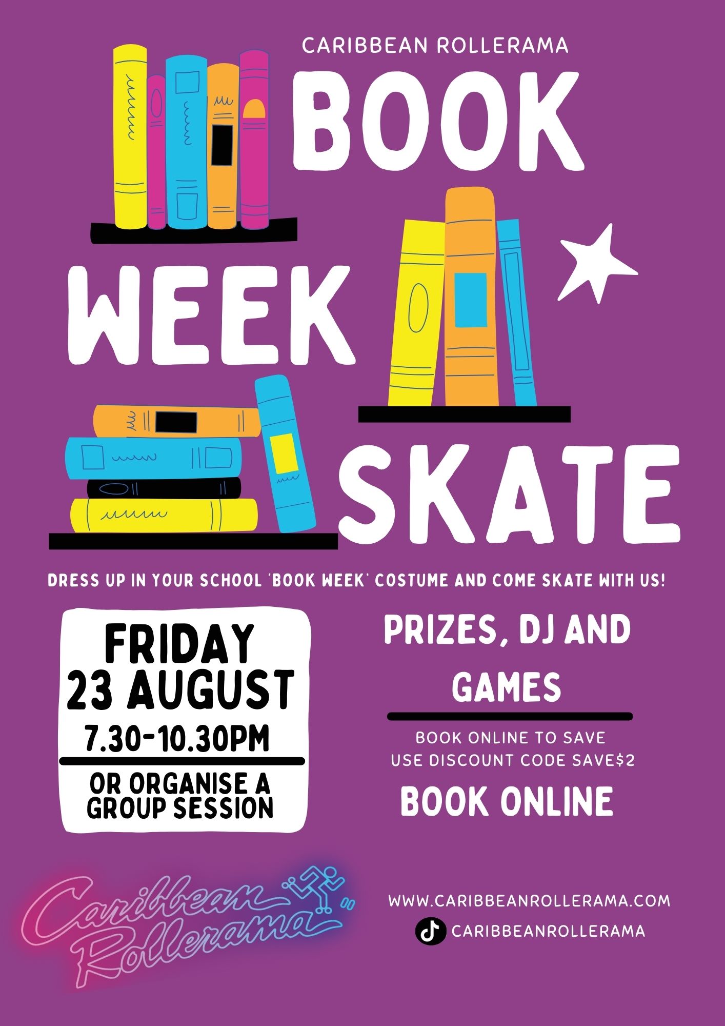 Get Book Week Rolling | Caribbean Rollerama
